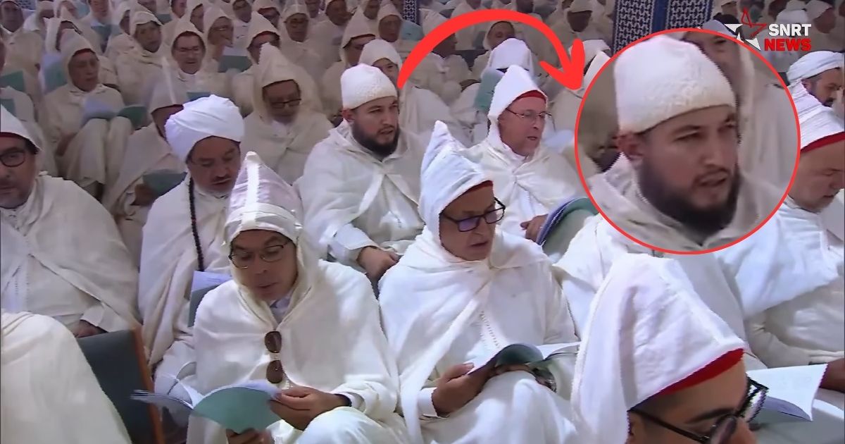 Mouad Al Qadiri Boutchich aperçu lors de la veillée religieuse royale ...