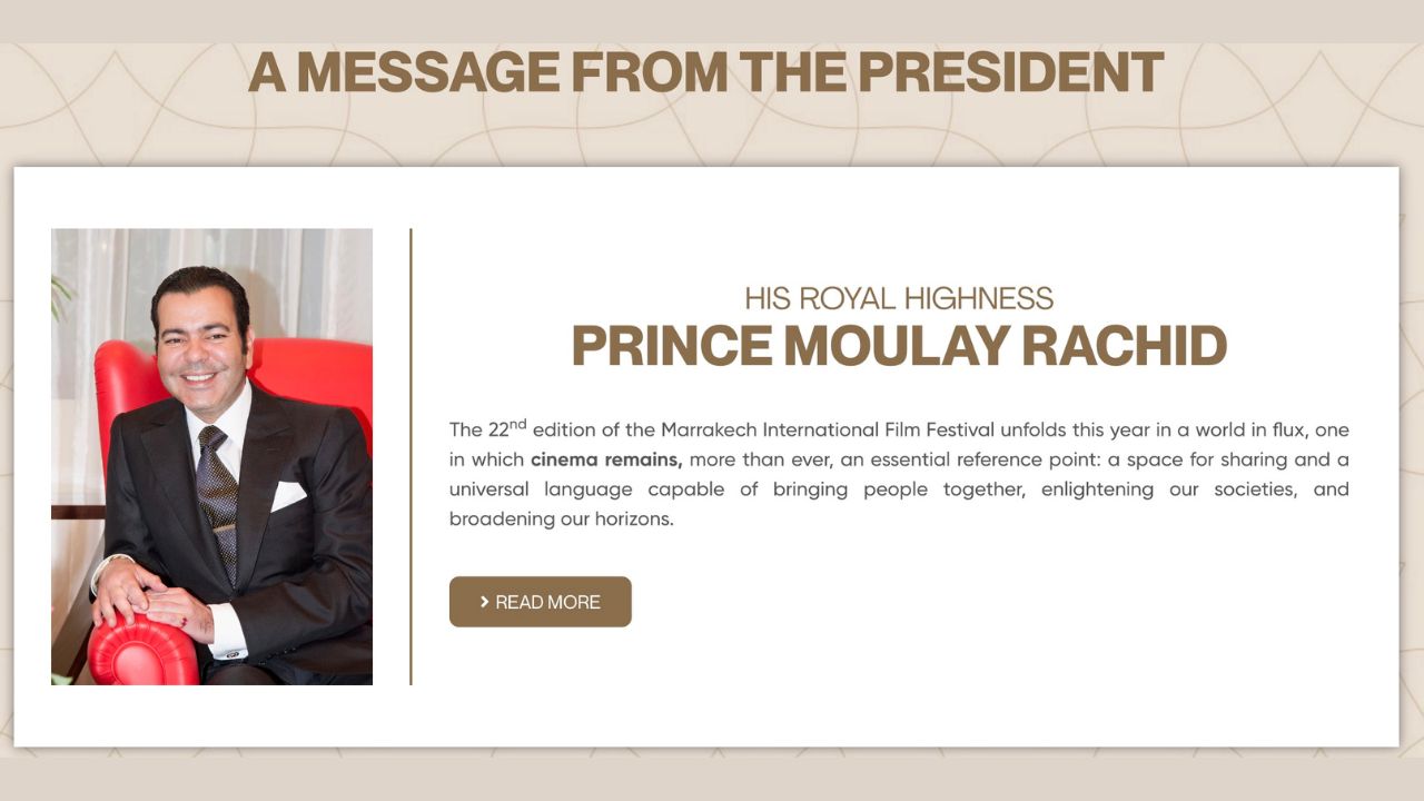 Prince Moulay Rachid : Le Festival de Marrakech, un espace de dialogue et d’émergence des ...